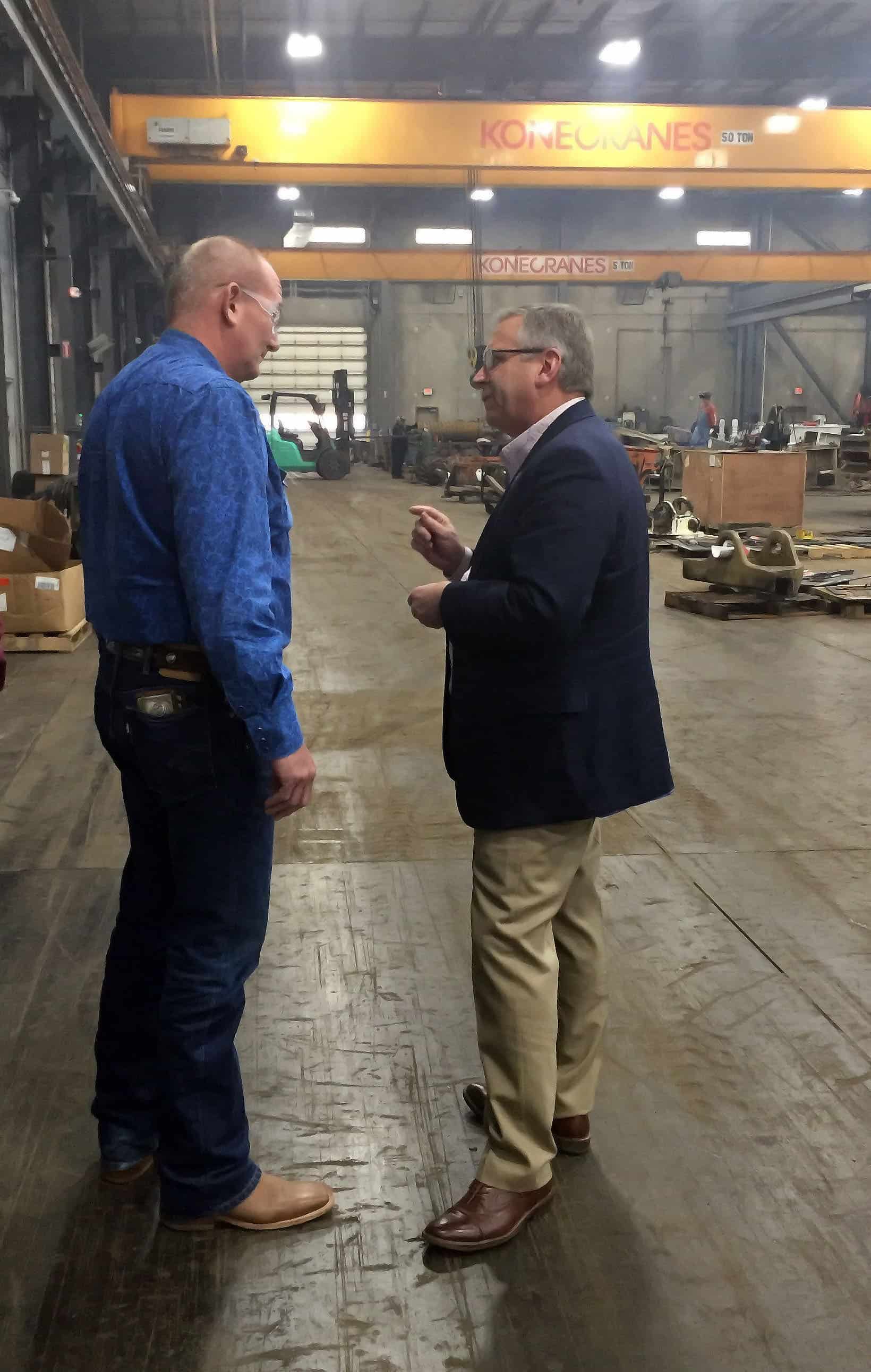 Congressman Mike Bost Visits Rural Small Business - Growth Corp