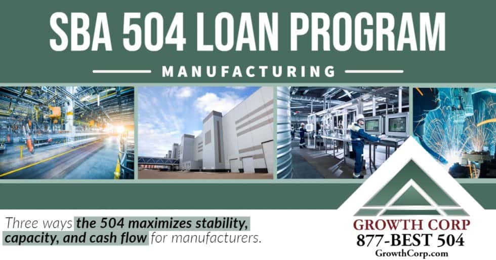 More Manufacturing Businesses Turning to SBA 504 - Growth Corp